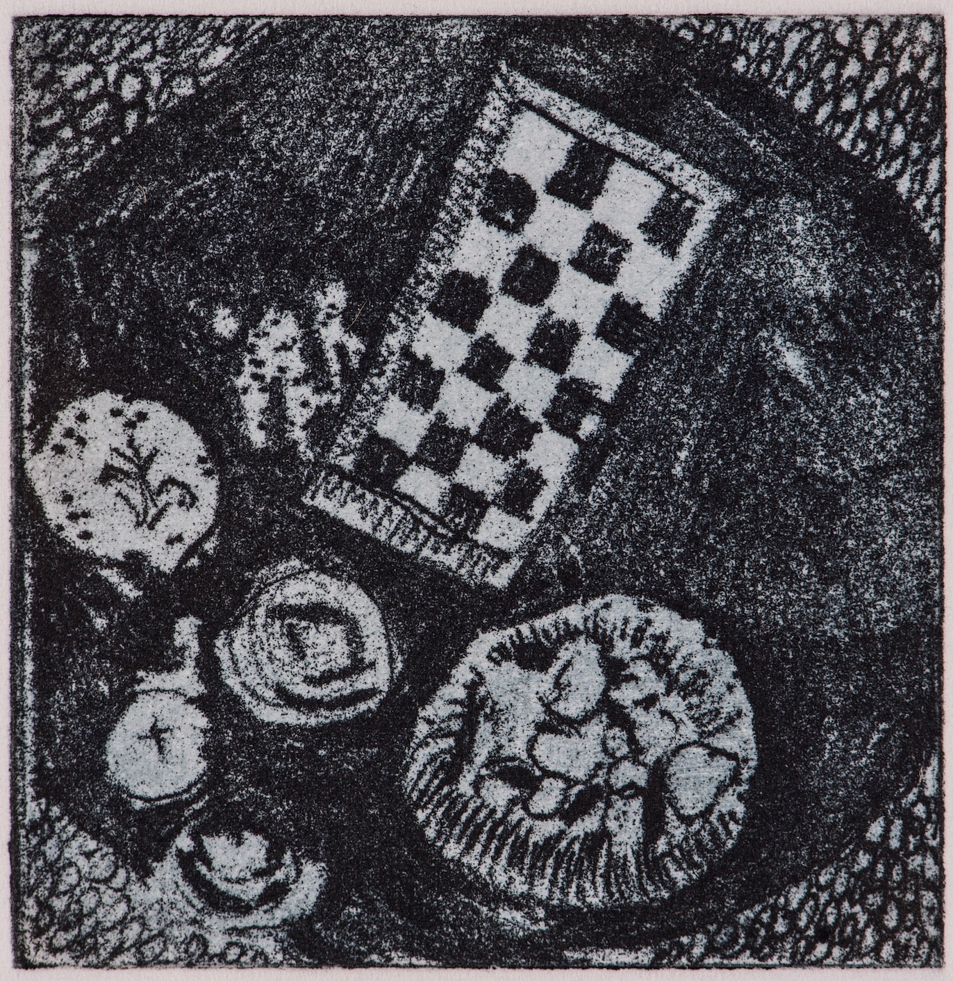 Checkers and an Orange - RedRound Gallery